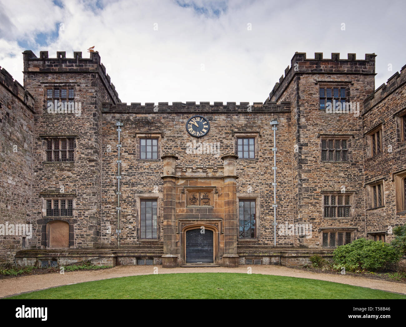 The facade of Towneley Hall, Burnley, Lancashire Stock Photo - Alamy