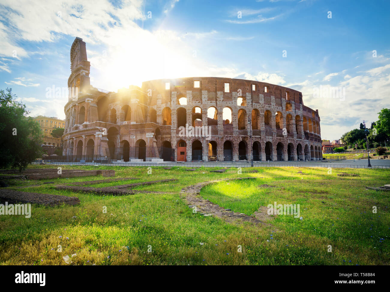 Over coliseum in rome hi-res stock photography and images - Alamy