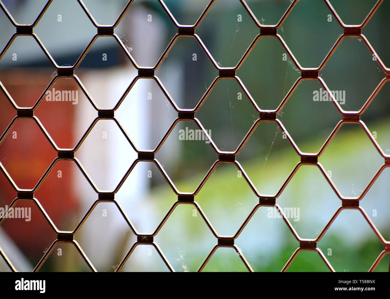 Hexagon pattern backgrounds hi-res stock photography and images - Alamy