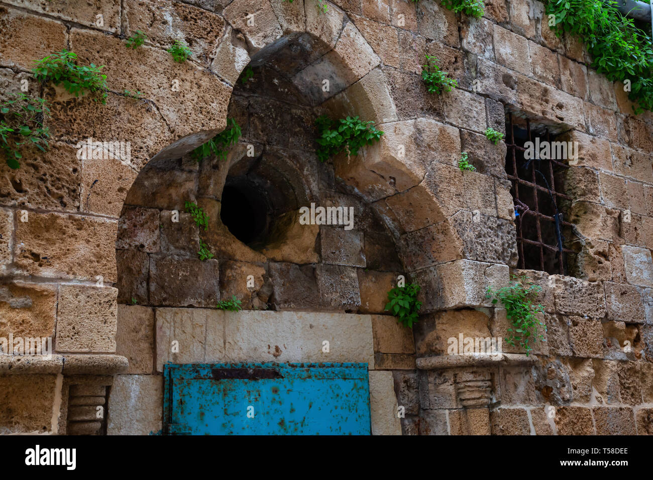 Old city akko israel arch hi-res stock photography and images - Alamy