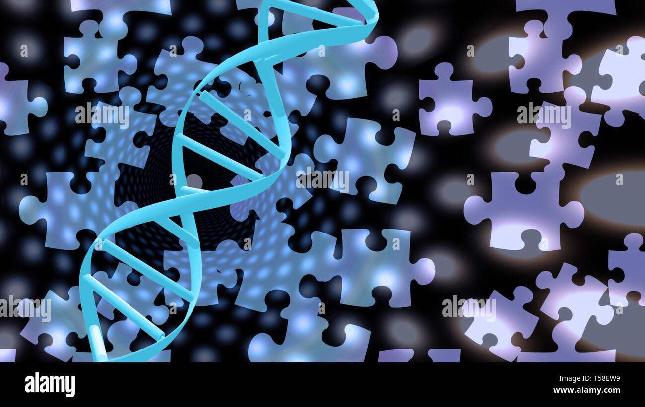 DNA Solutions. Puzzle pieces Stock Photo - Alamy