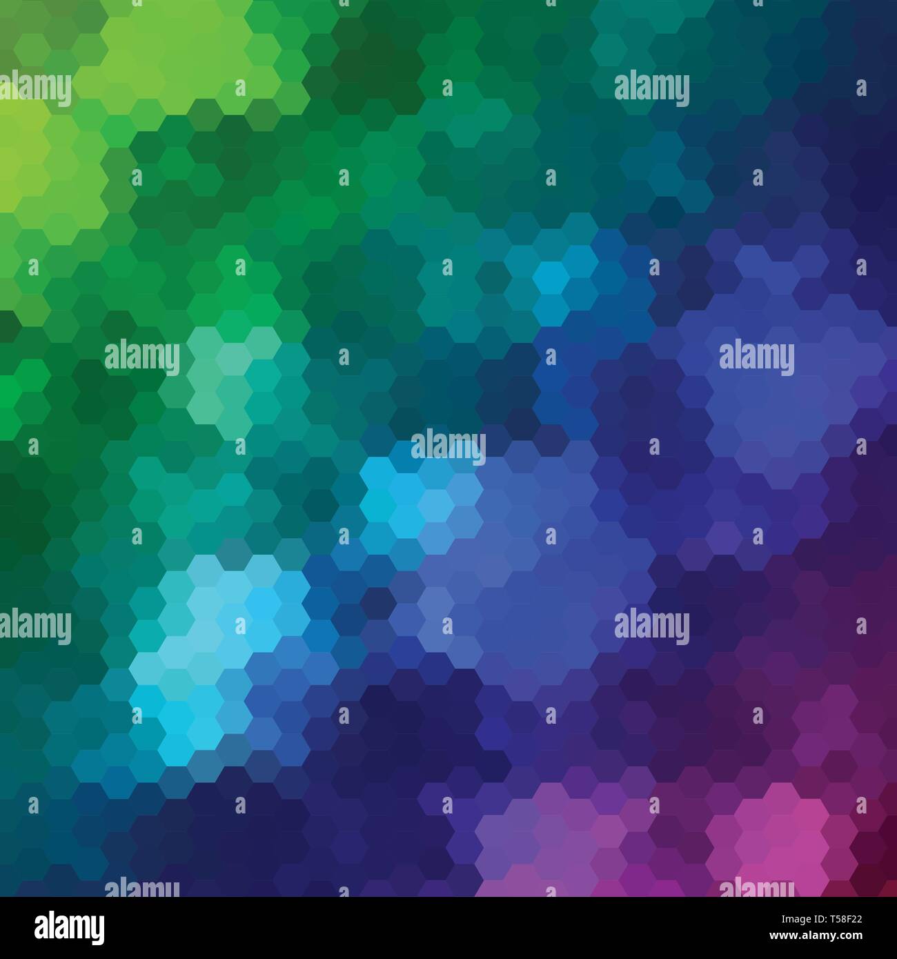 Rainbow hexagon background . Vector abstract illustration. eps 10 Stock ...
