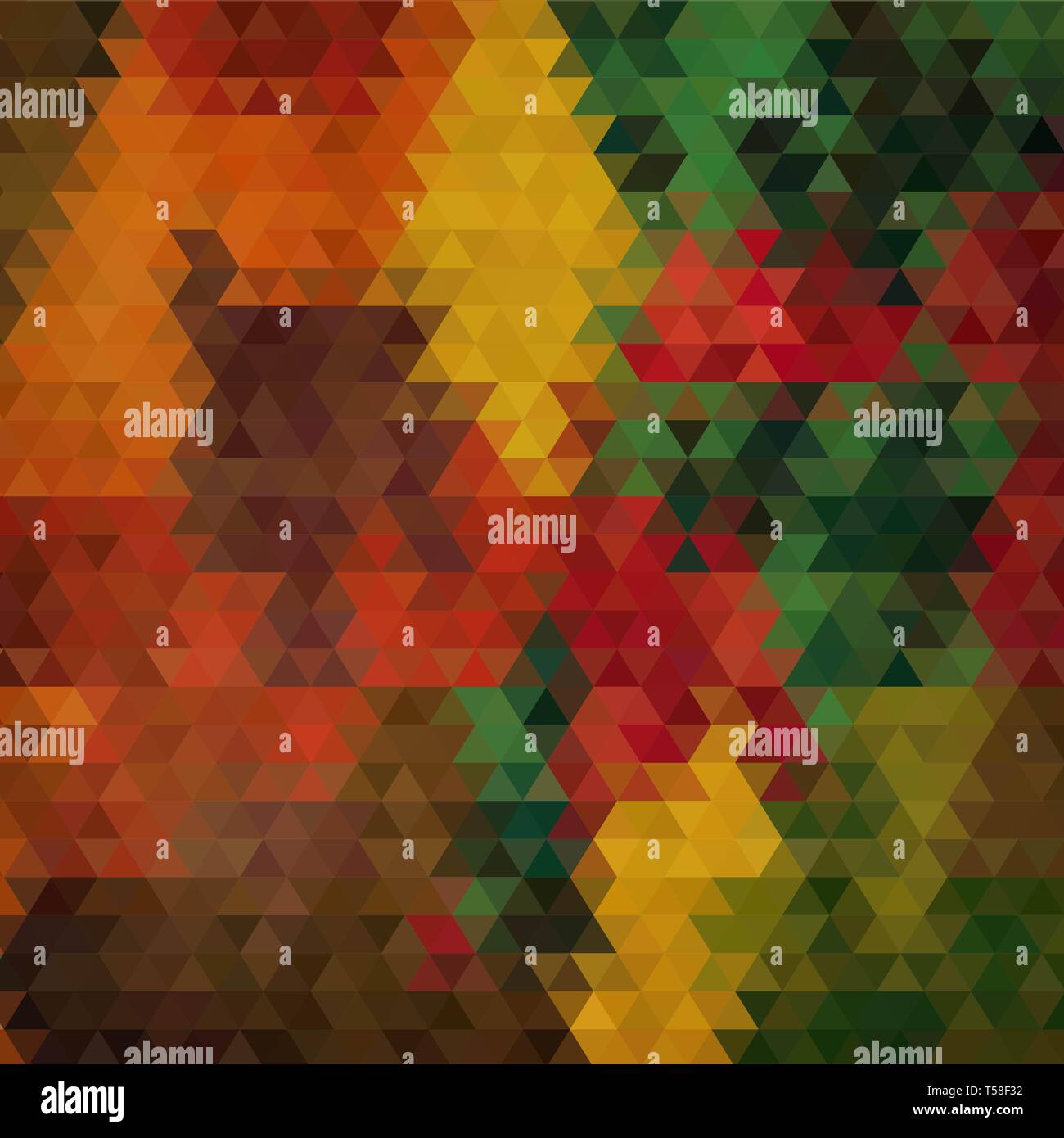 vector abstract irregular polygon background with a triangle pattern in rainbow full color ...