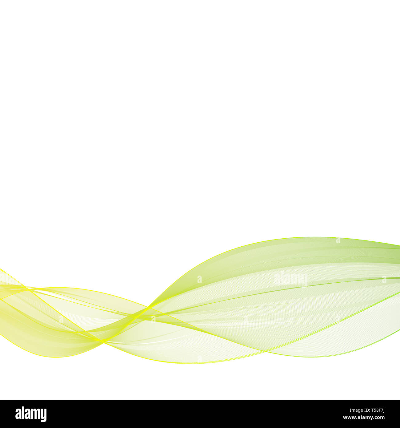 Abstract vector yellow wave template hi-res stock photography and ...