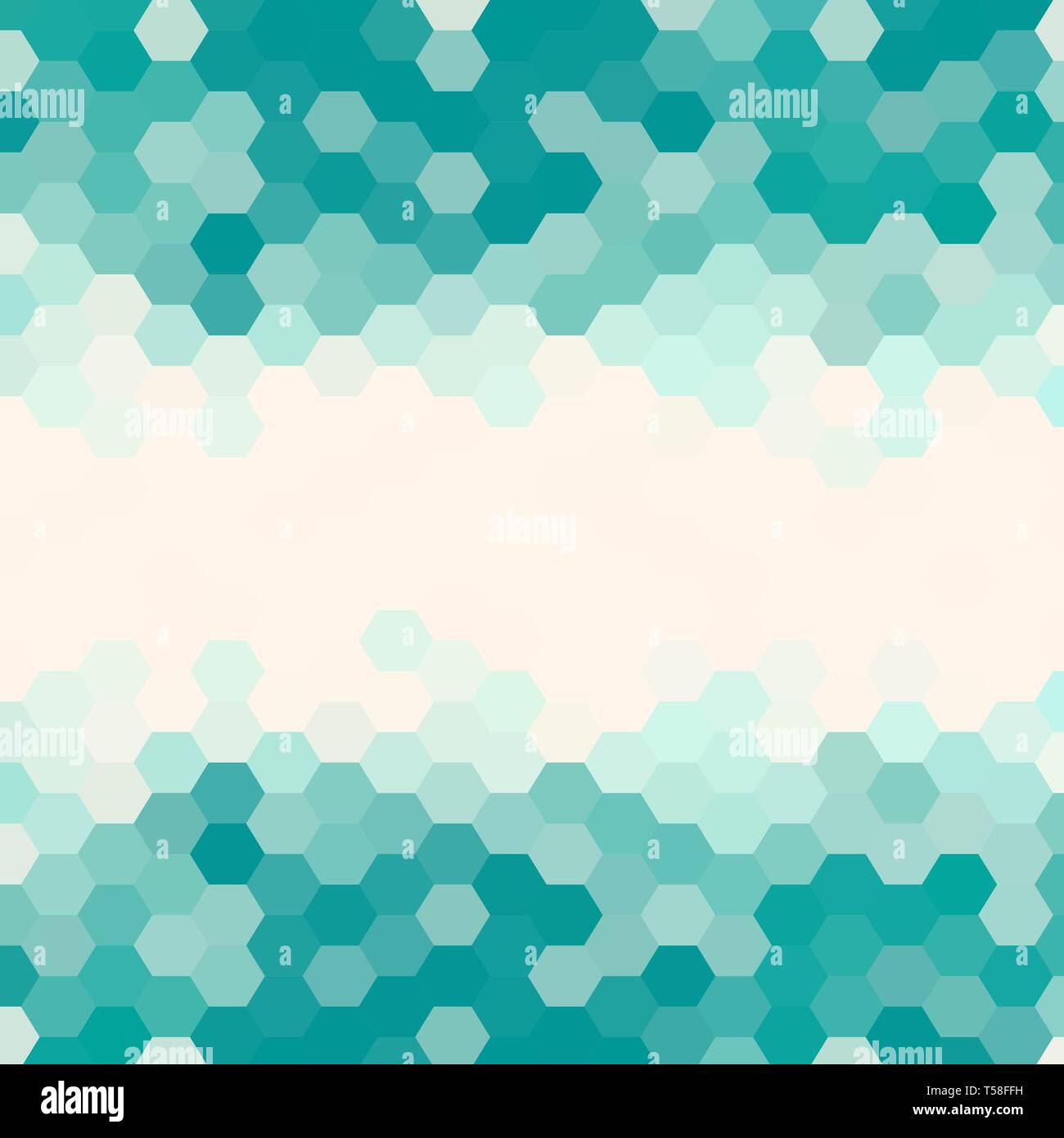 light blue hexagons layout for advertising. eps 10 Stock Photo - Alamy