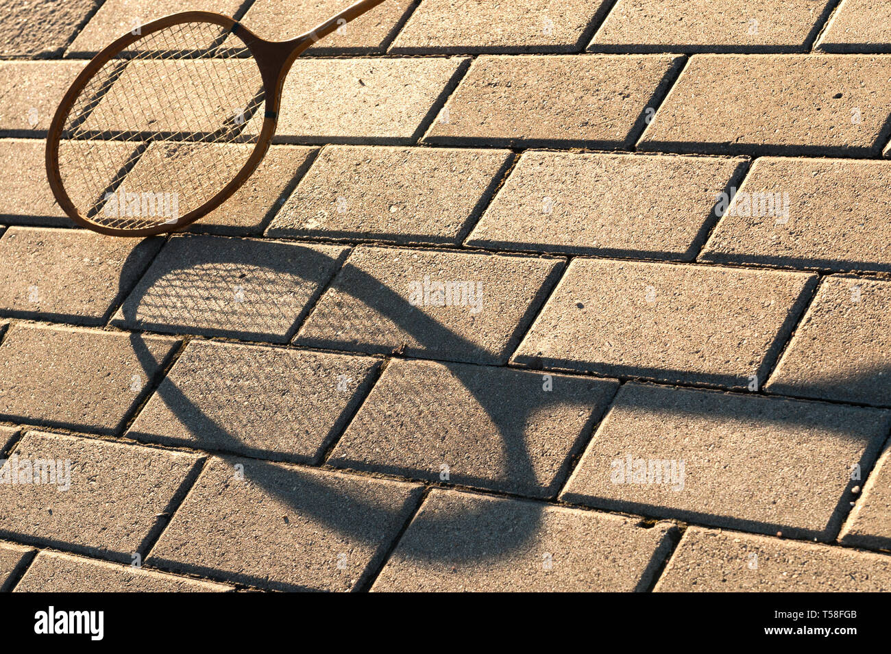 Racket shadow hi-res stock photography and images - Alamy