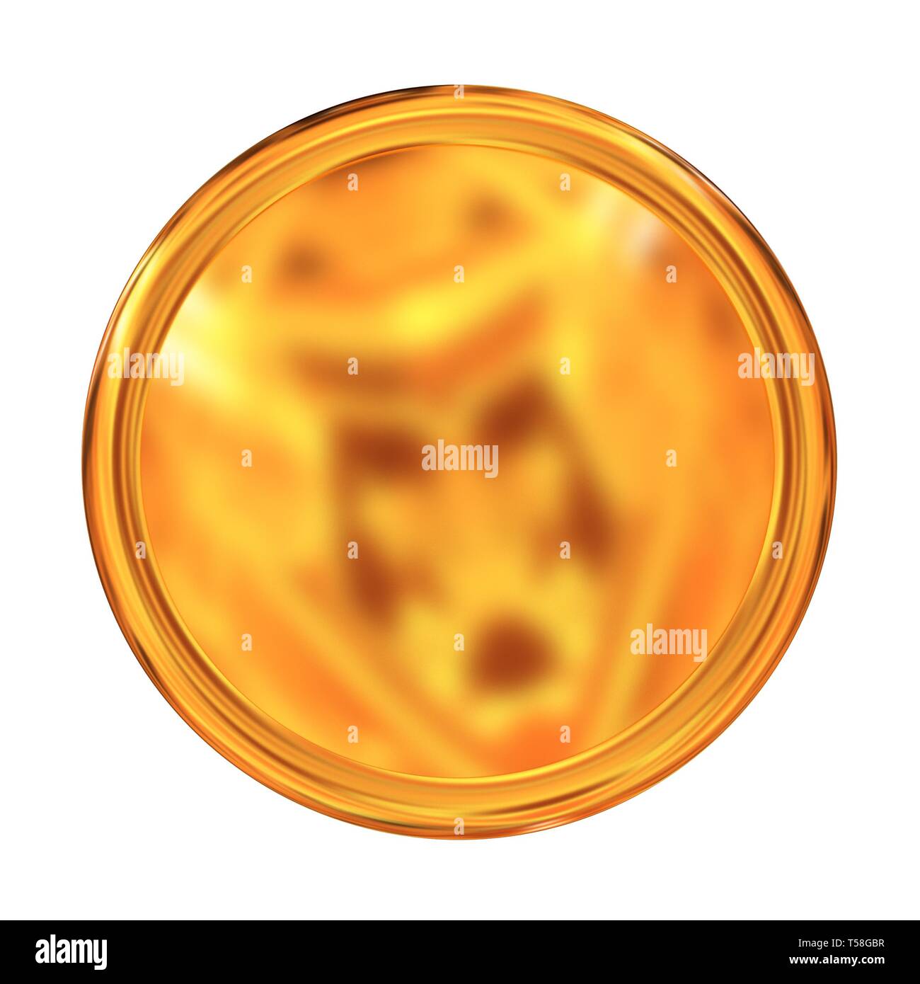 Golden Web button isolated on white background Stock Photo - Alamy