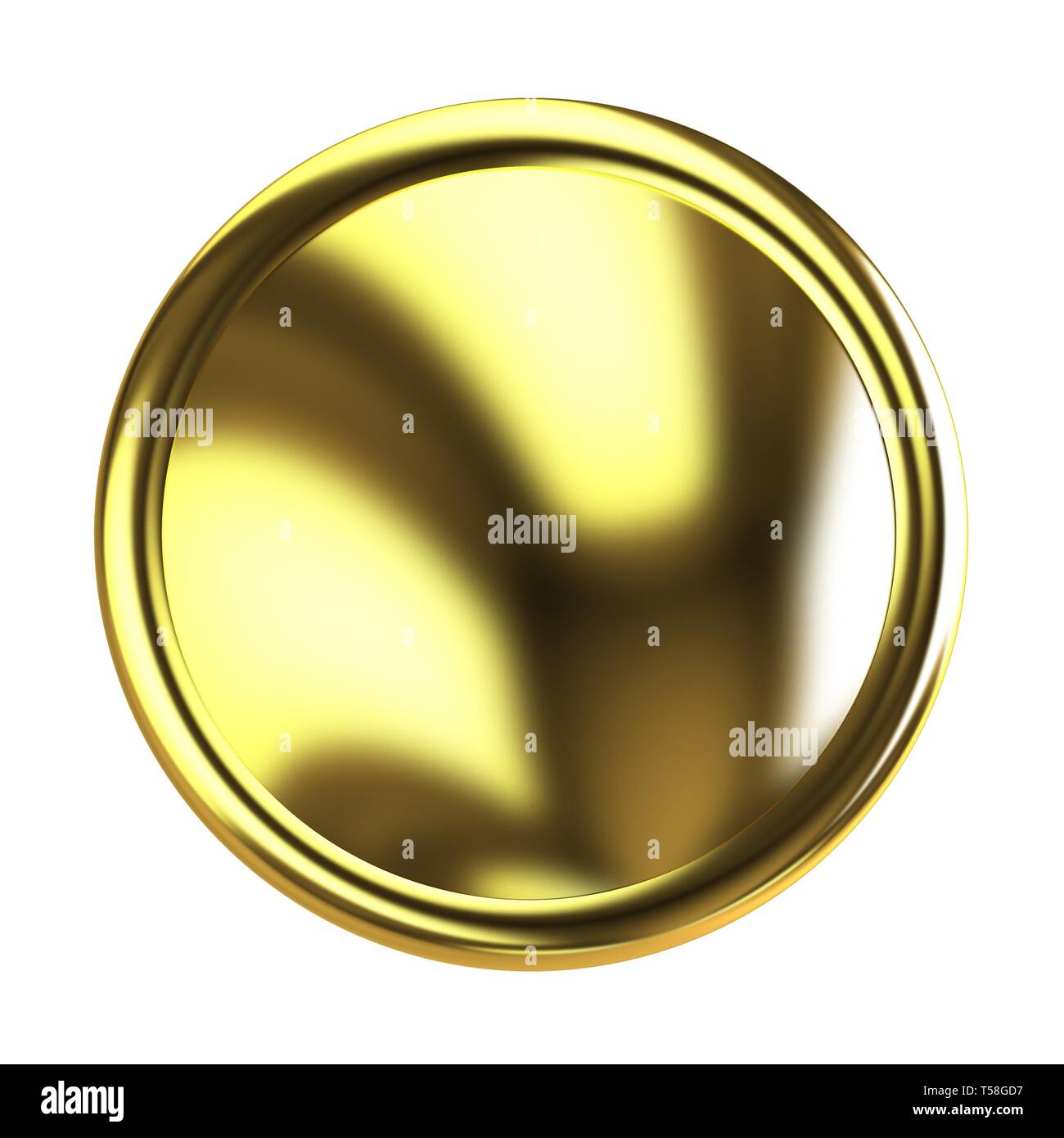 Golden Web button isolated on white background Stock Photo - Alamy