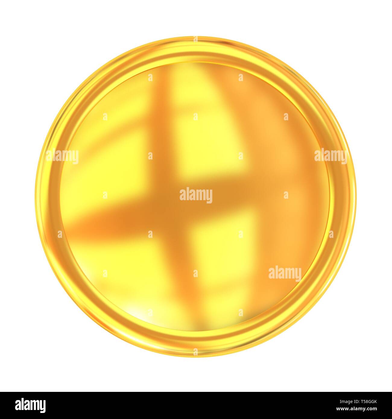 Golden Web button isolated on white background Stock Photo - Alamy