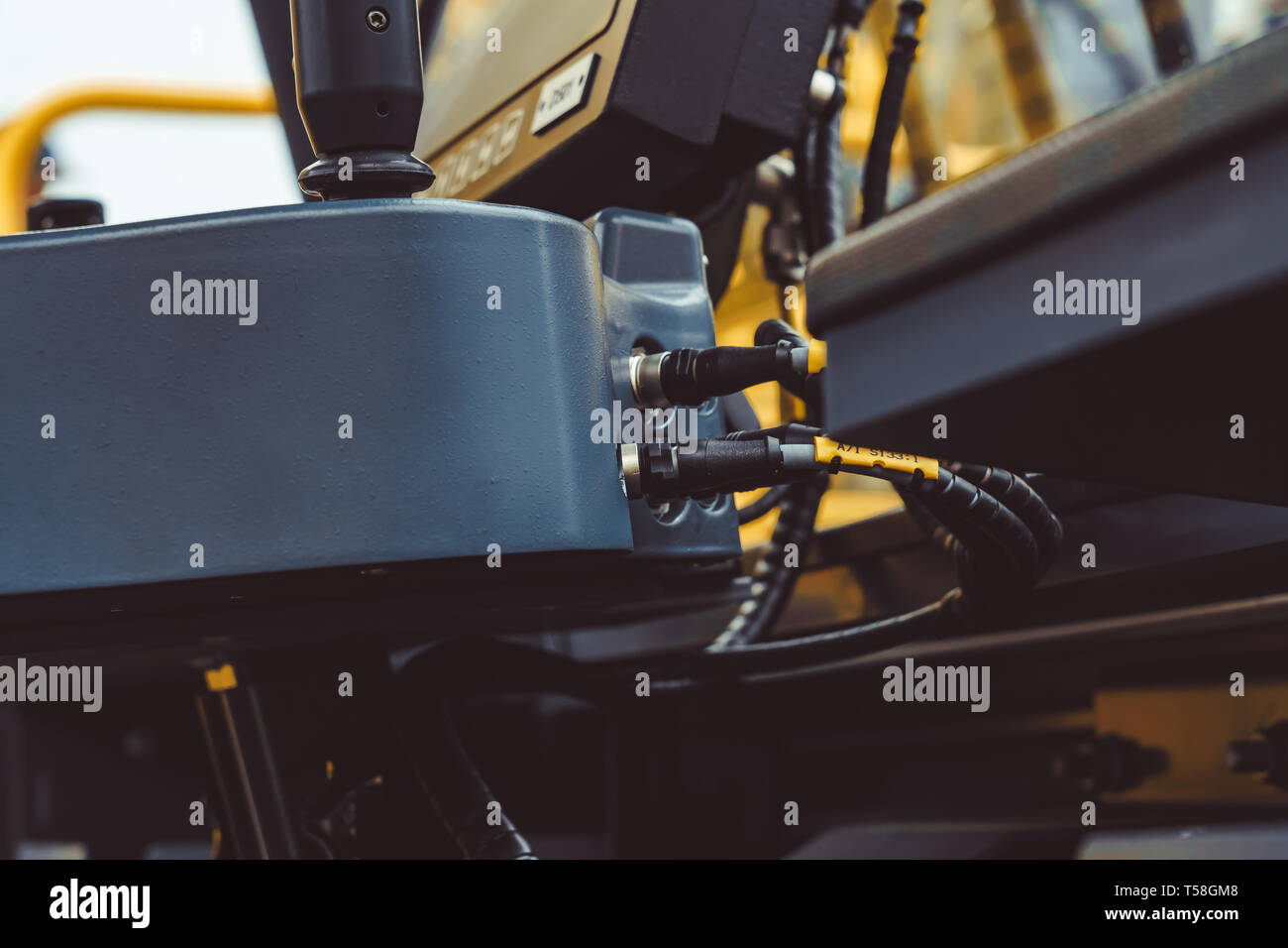 control buttons on industrial equipments Stock Photo - Alamy