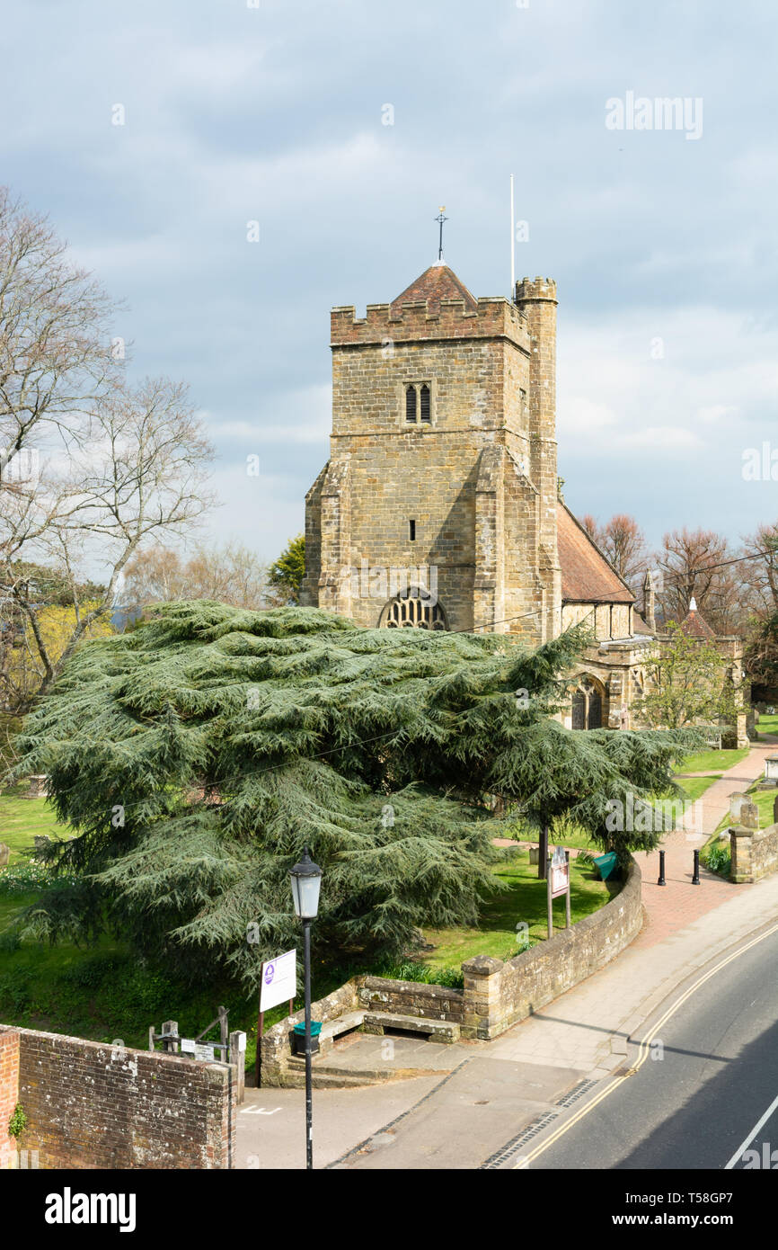 St Mary's church, Battle, East Sussex Stock Photo - Alamy