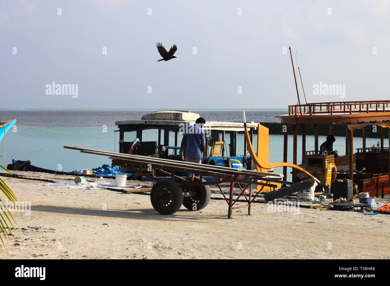 Maldives Construction High Resolution Stock Photography and Images - Alamy
