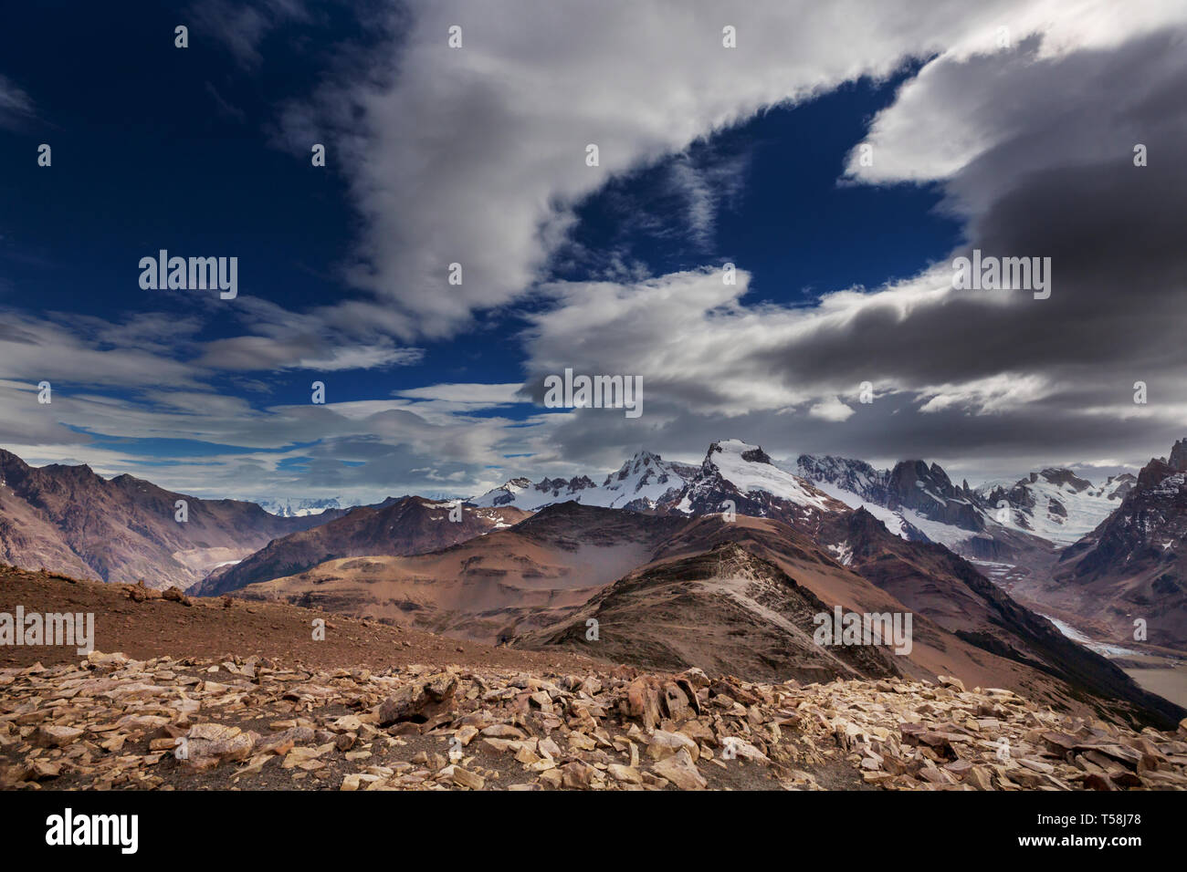 Patagonia landscapes in Southern Argentina Stock Photo - Alamy
