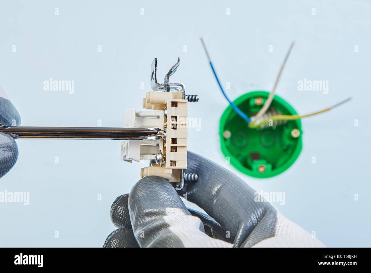 Install the switch hi-res stock photography and images - Alamy