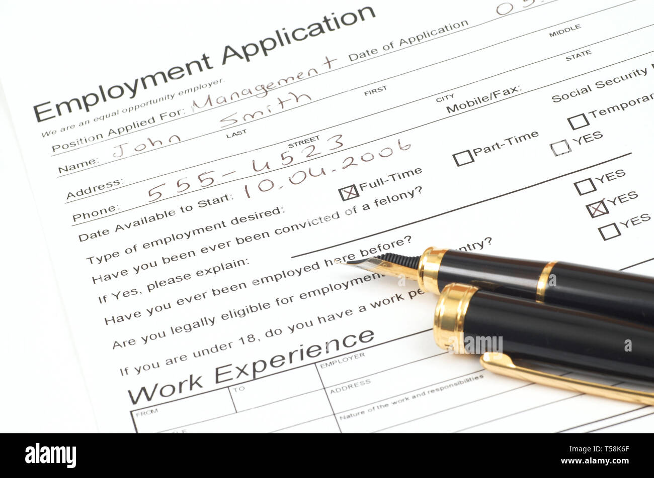 Business forms hi-res stock photography and images - Alamy