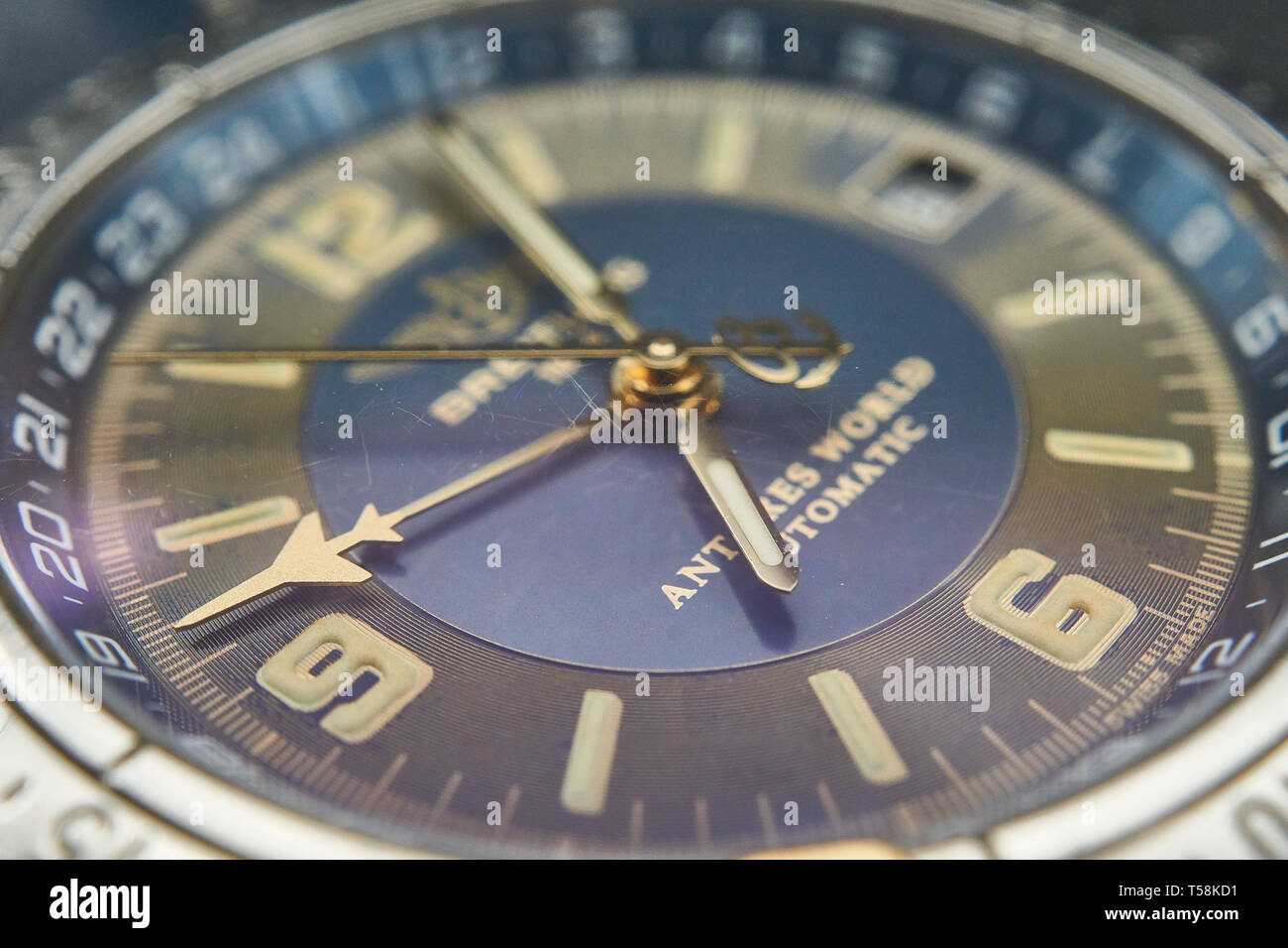 breitling antares world watch Stock Photo - Alamy