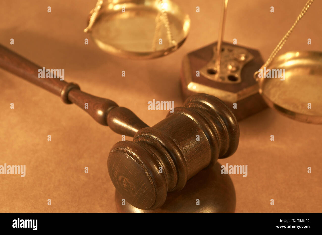 gavel and sound block close up, shallow dof Stock Photo - Alamy