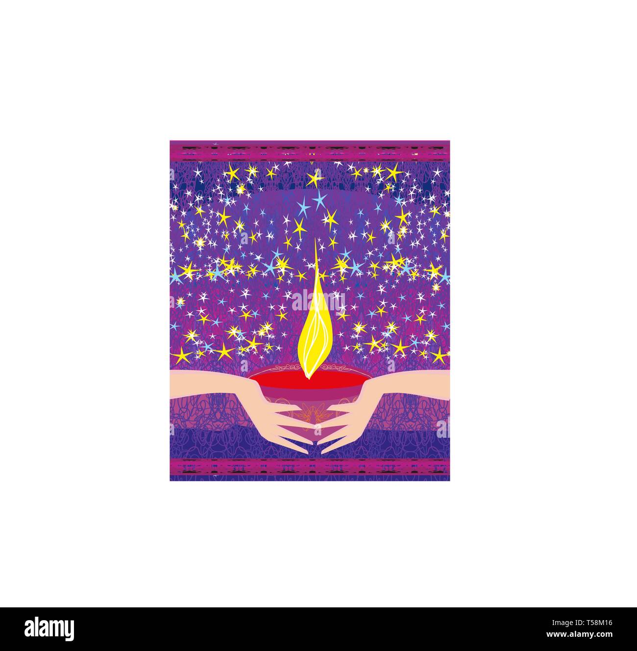 Abstract diwali celebration card Stock Vector Image & Art - Alamy