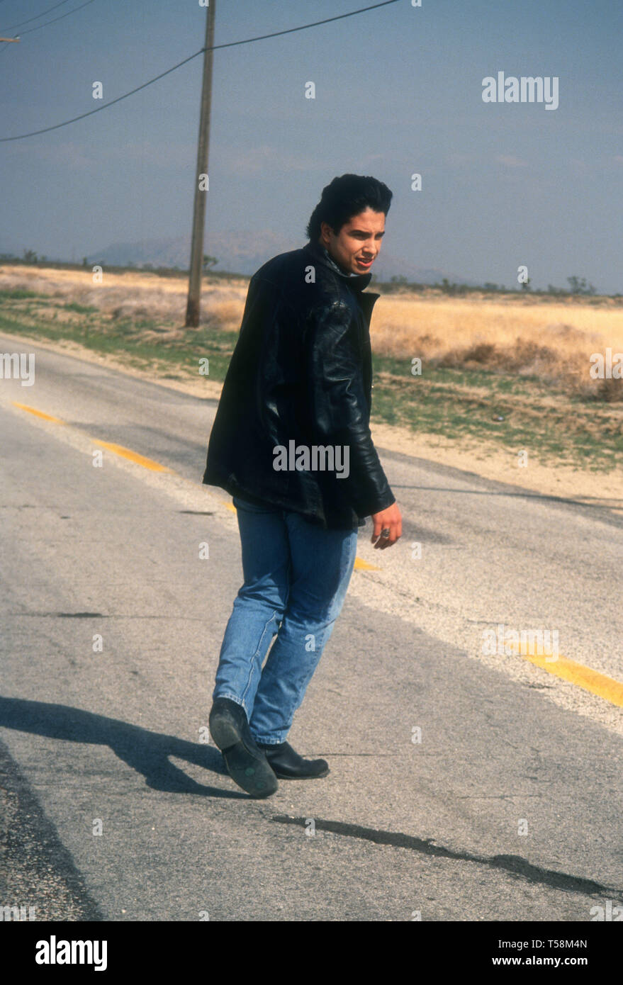 Los Angeles, California, USA 6th April 1994 (Exclusive ) Actor Marco ...