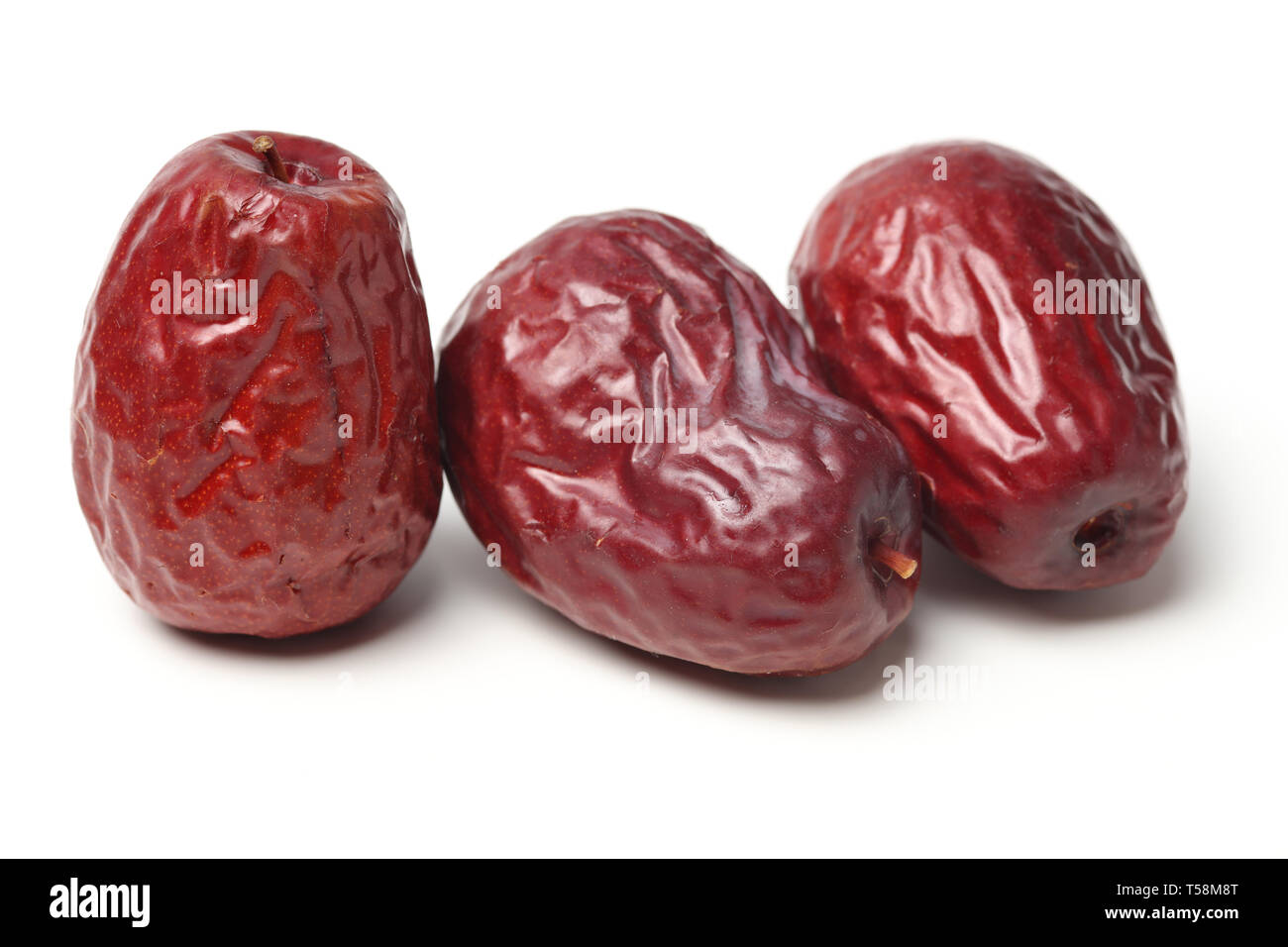 Dried jujube on white hi-res stock photography and images - Alamy