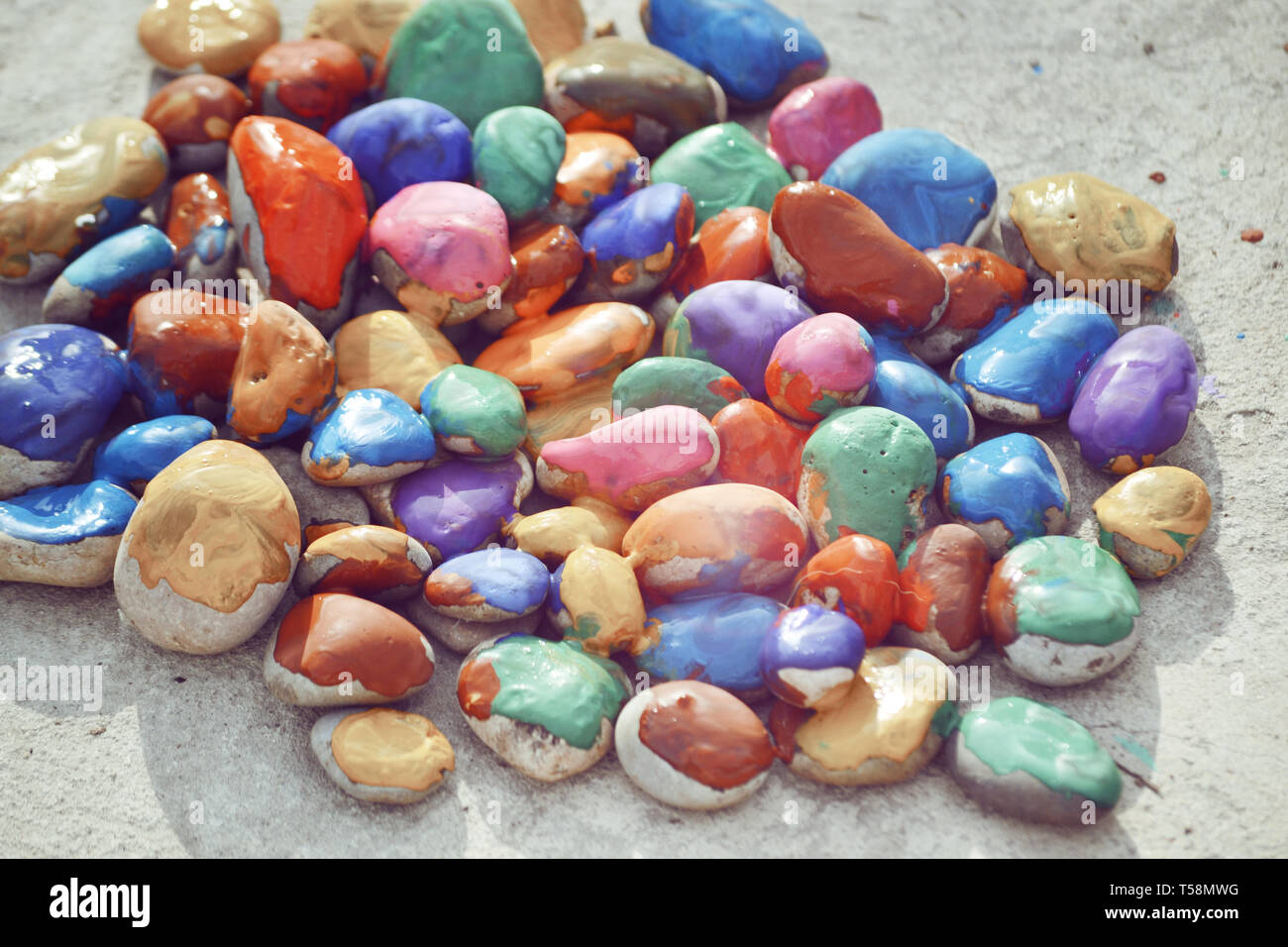 Old smooth stone surface hi-res stock photography and images - Alamy