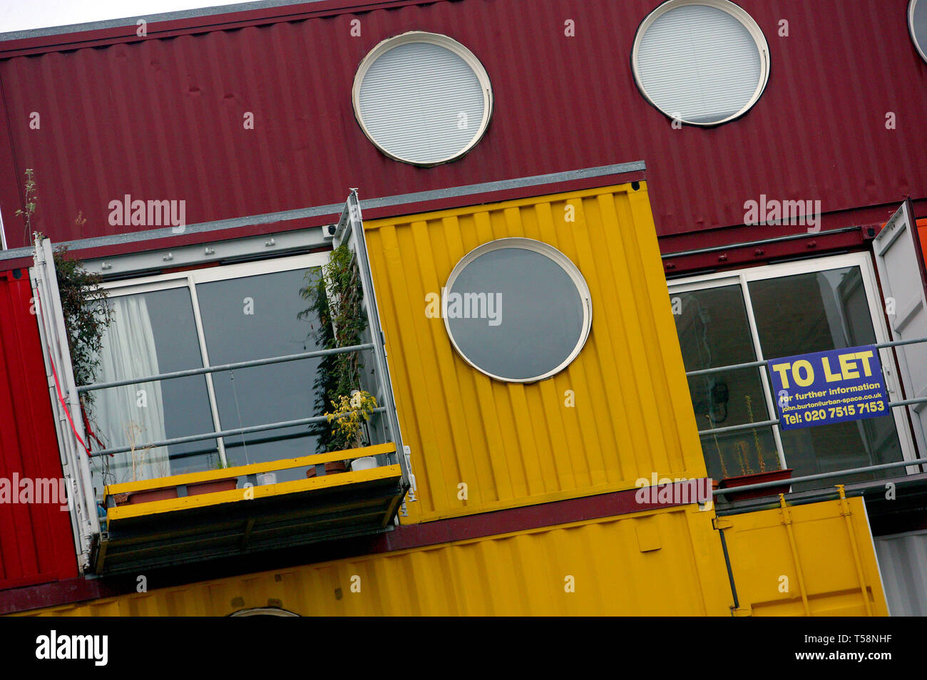 Container City in East London's Trinity Buoy Wharf apartments by using ...