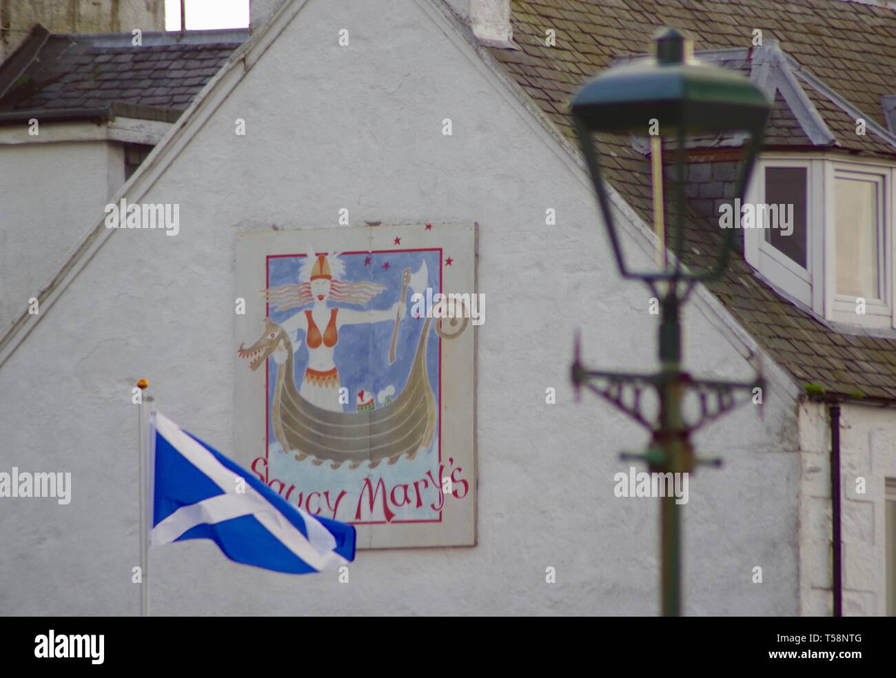 Saucy Mary's Lodge, Kyleakin, Isle of Skye, Scotland, UK Stock Photo ... Saucy Mary's Lodge, Kyleakin, Isle of Skye, Scotland, UK Stock Photo ...
