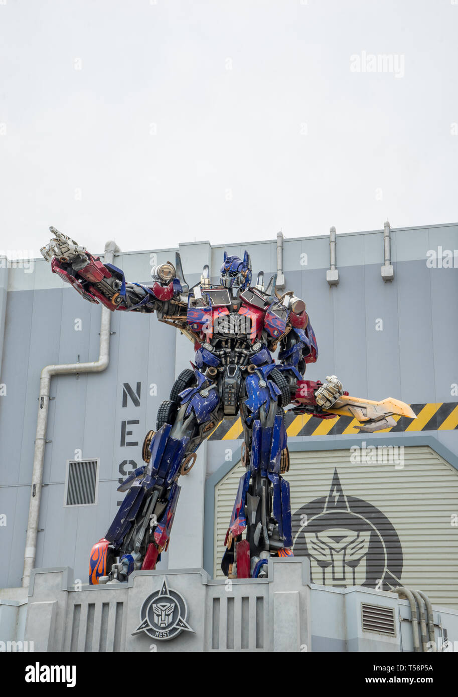 Universal studios usa transformers hi-res stock photography and images ...