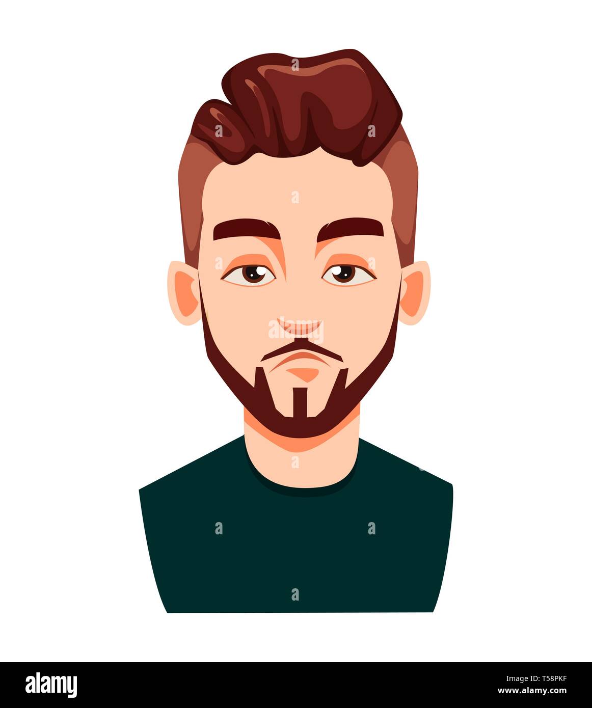 Tired Face Character