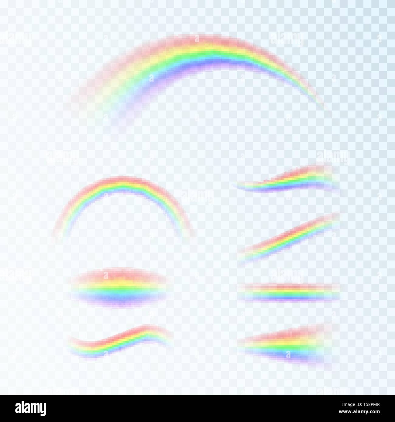 Rainbow colored light in Stock Vector Images - Alamy