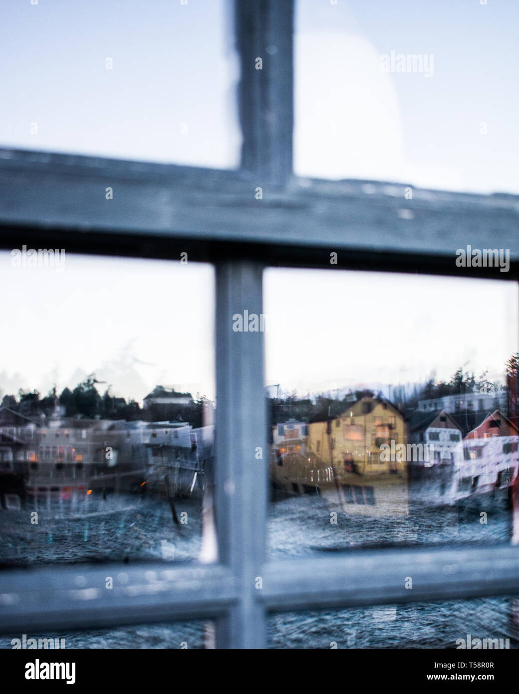 Abstract distorted reflections of buildings Stock Photo - Alamy