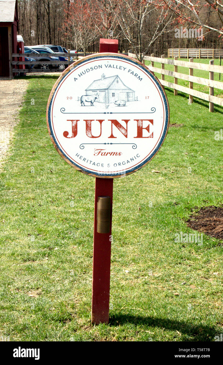 June Farm in New York Stock Photo - Alamy