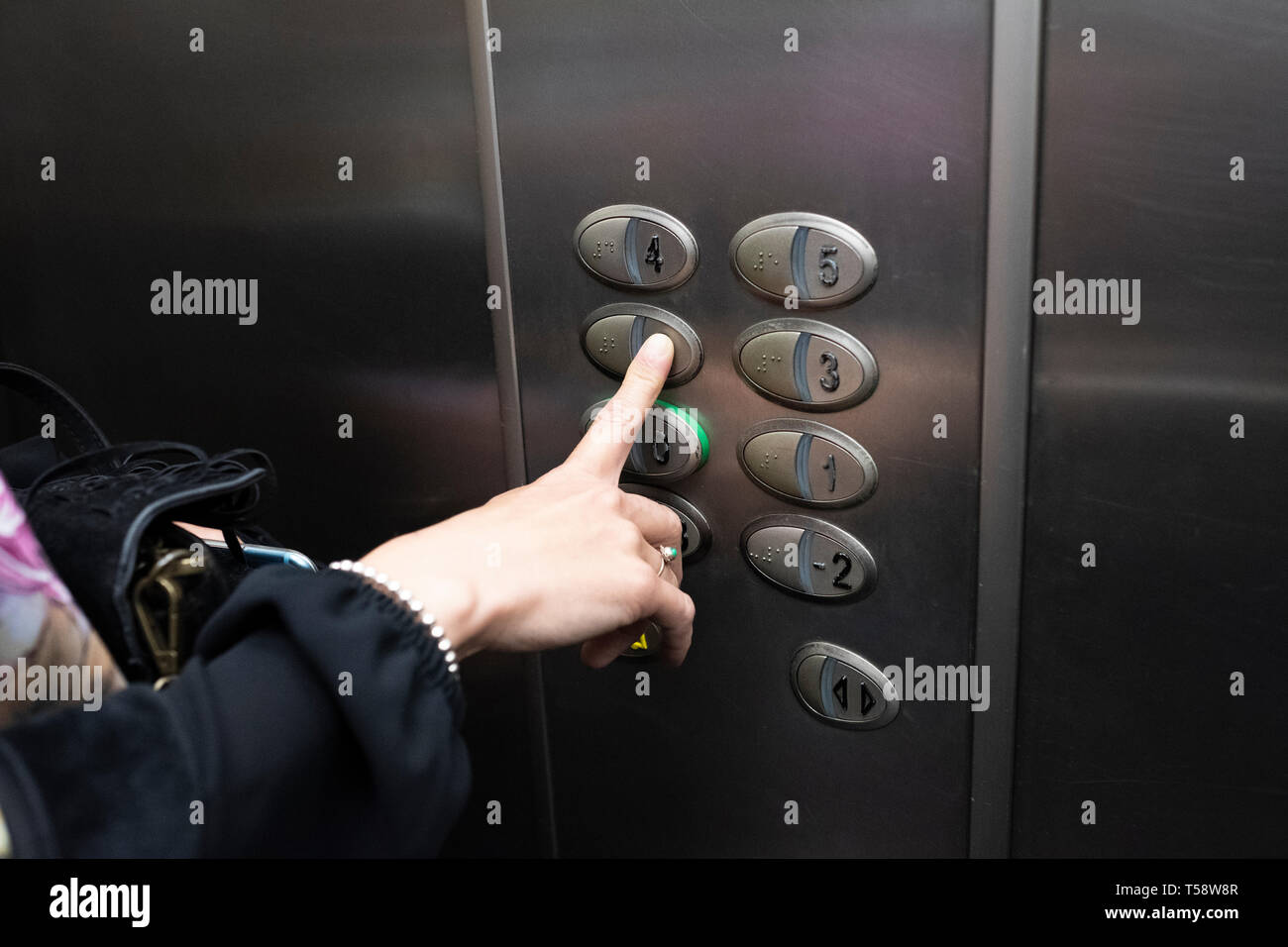 Lift control panel hi-res stock photography and images - Alamy