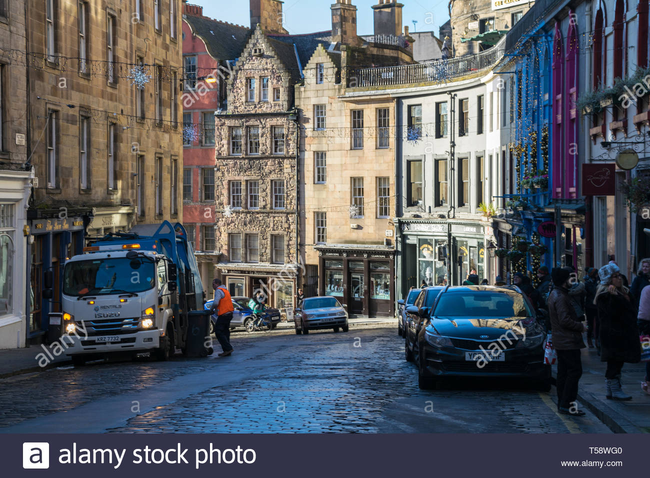 Victoria Street Scottish Architecture High Resolution Stock Photography ...