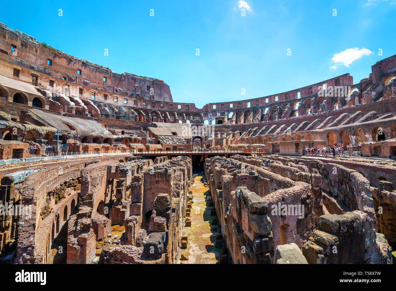 Colosseum inside rome hi-res stock photography and images - Alamy