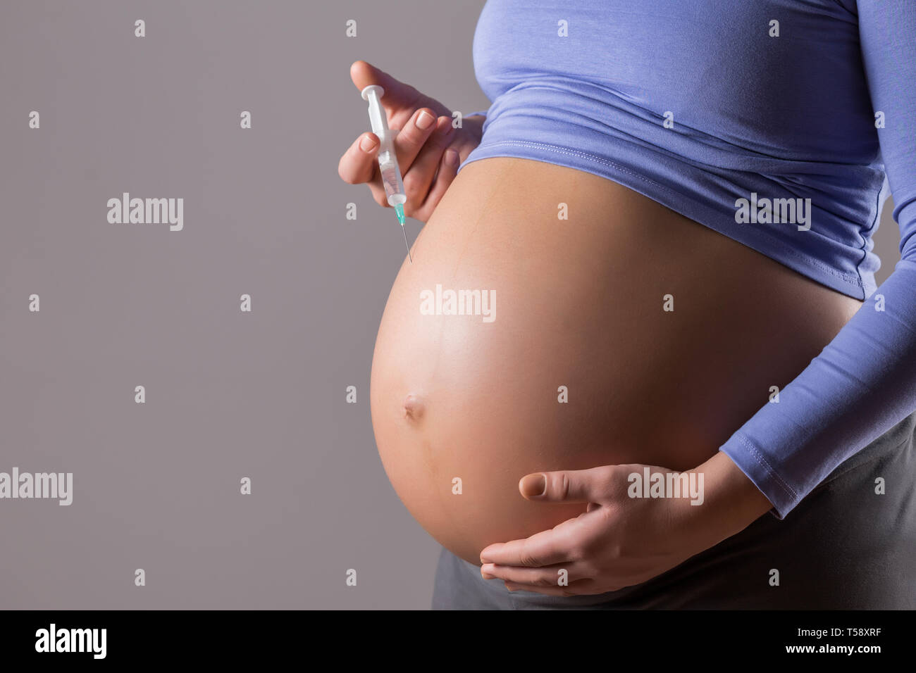 Stomach injection hi-res stock photography and images - Alamy