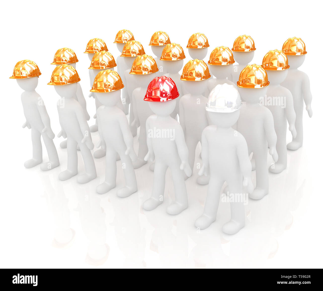 Professional handyman in hard hat Cut Out Stock Images & Pictures - Alamy