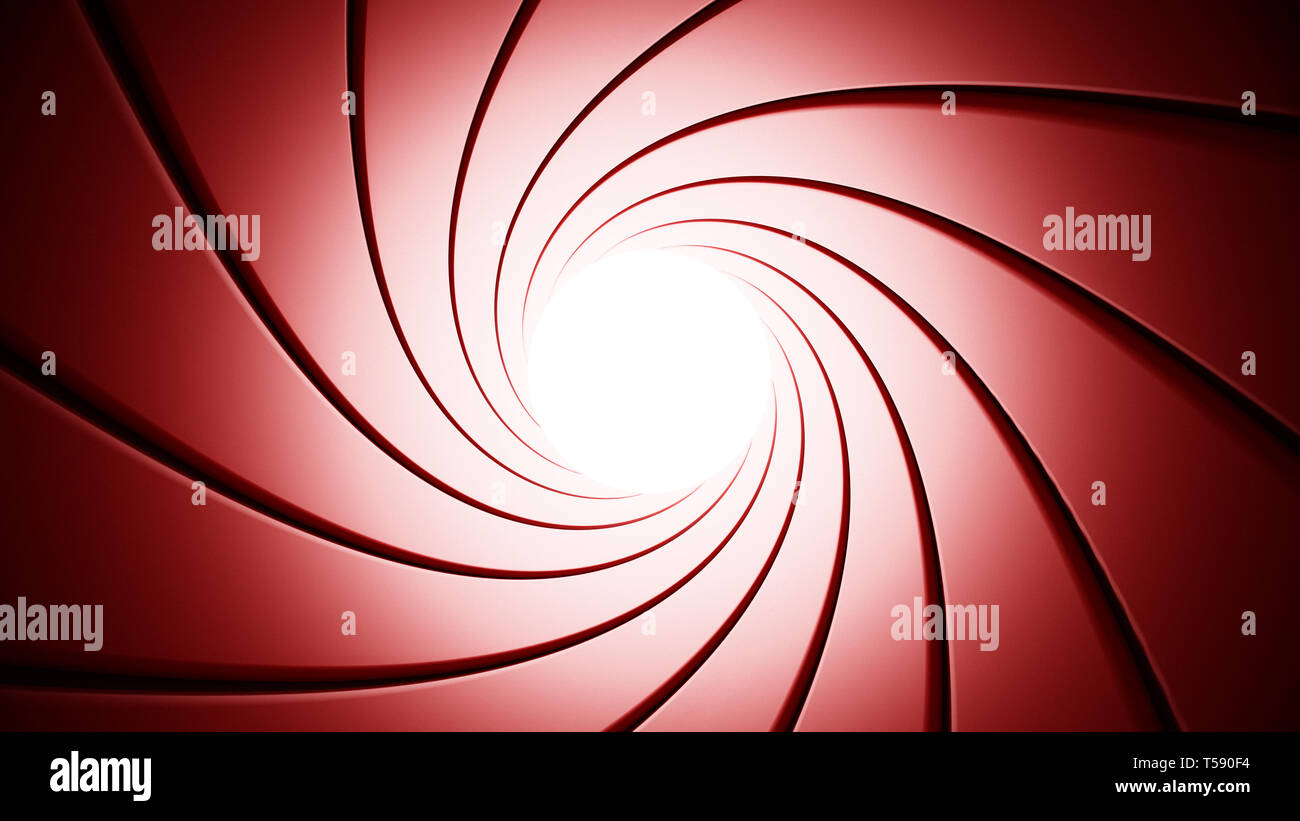 Gun barrel swirl red hi-res stock photography and images - Alamy