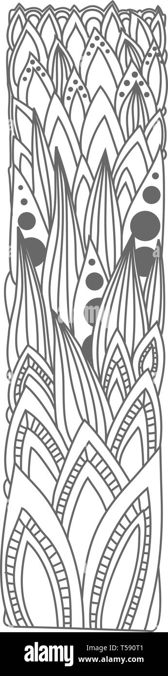 elegant Black and white floral english typography sign letter outline ...