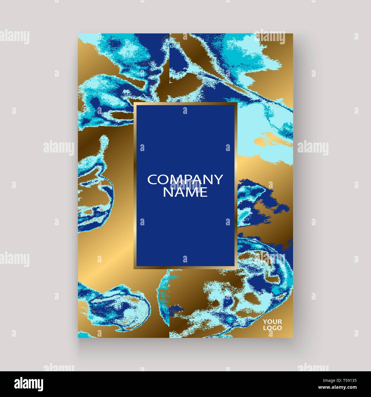 Navy blue marble luxurious texture paint artistic, wedding invitation ...