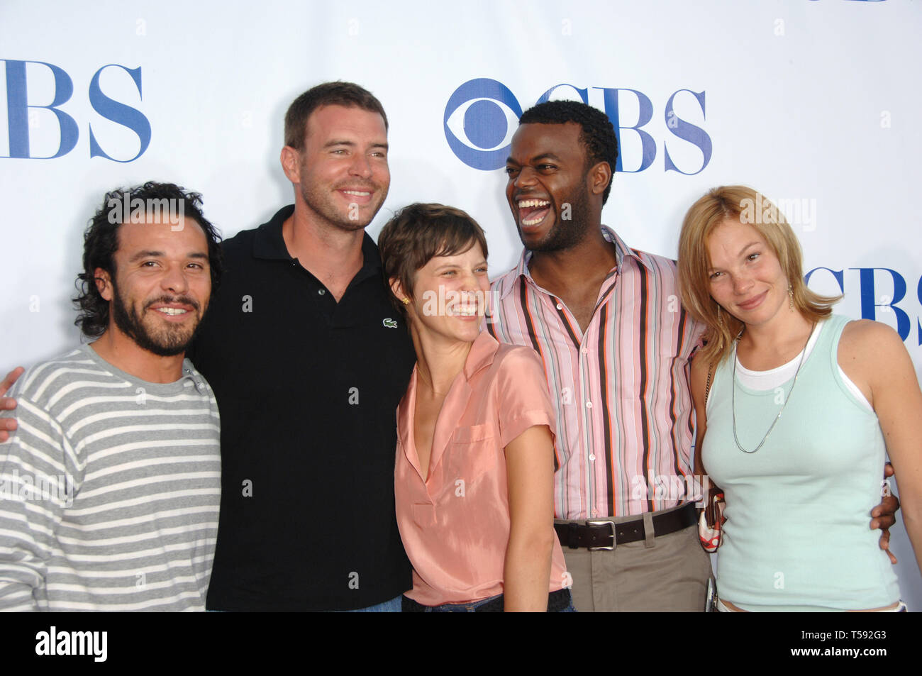 LOS ANGELES, CA. July 15, 2006: The Unit stars MICHAEL IRBY (left ...