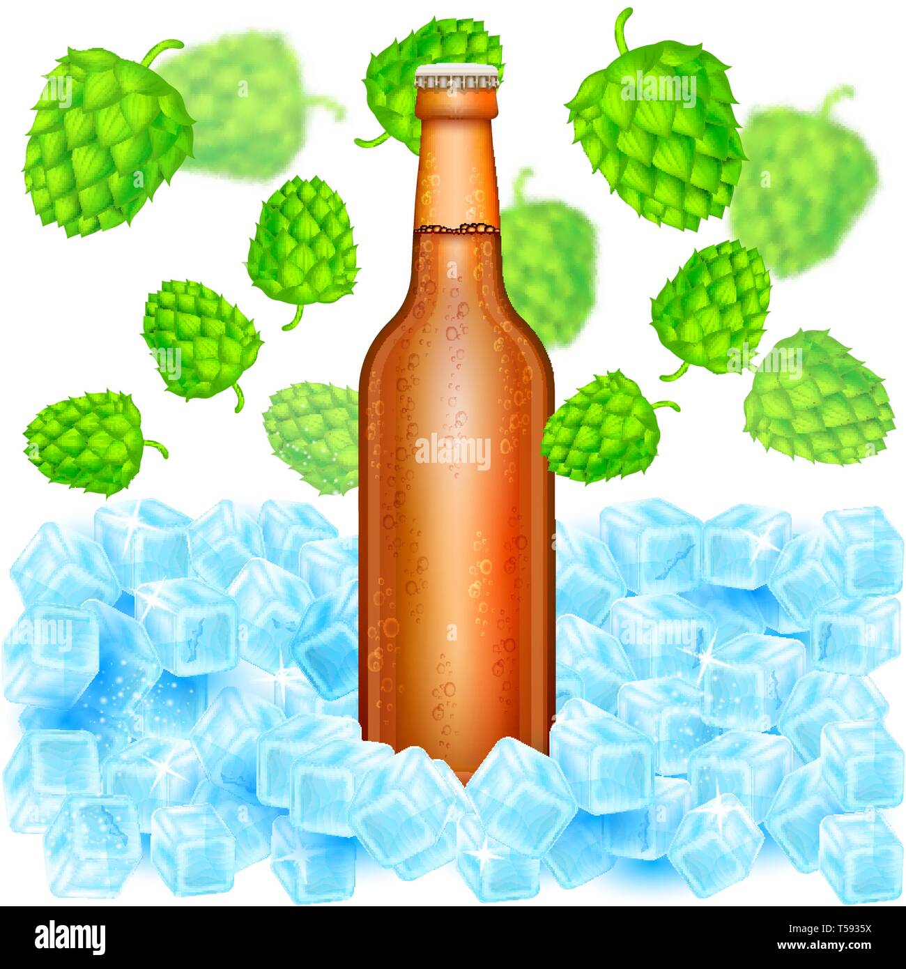 Field glass beer Stock Vector Images - Alamy