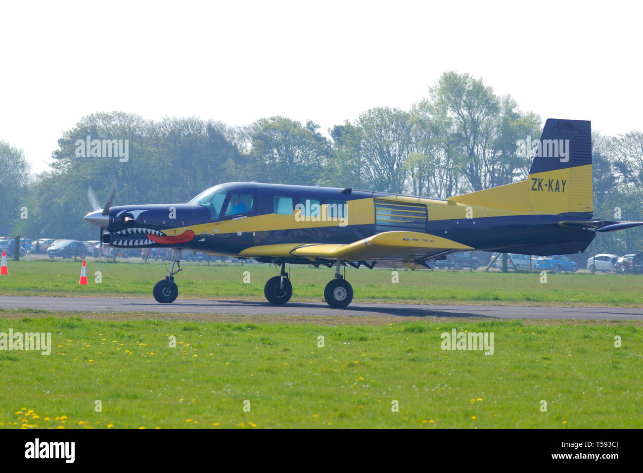 A 2004 built Pacific Aerospace 750 XL in use at Skydive North West in ...