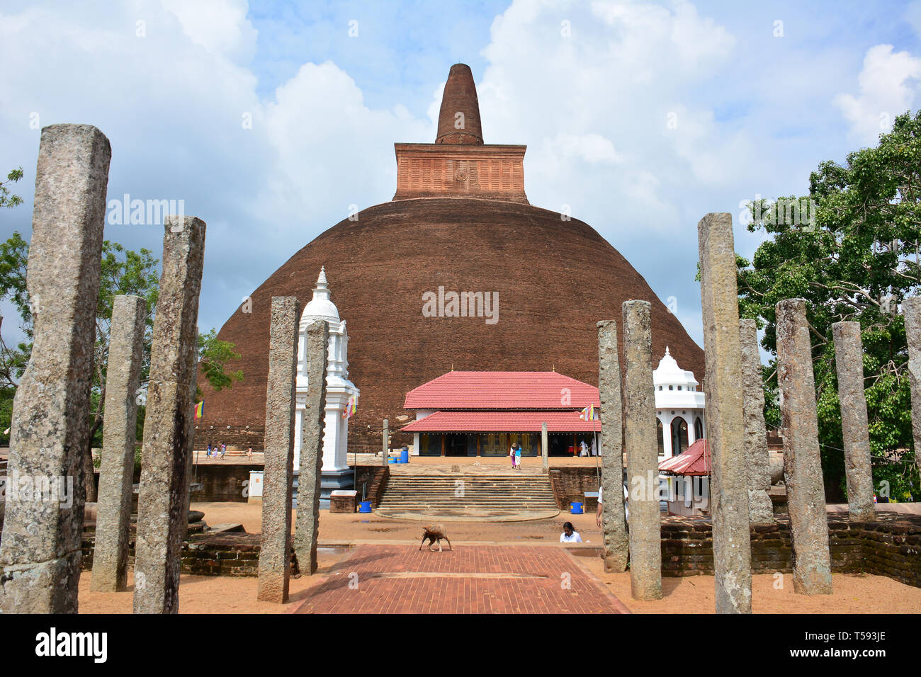 Abhayagiri stupa, Anuradhapura, Sri Lanka, UNESCO World Heritage Site ...