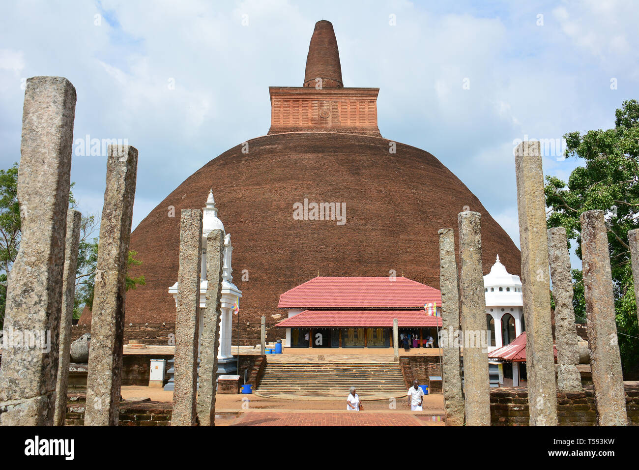 Abhayagiri stupa, Anuradhapura, Sri Lanka, UNESCO World Heritage Site ...