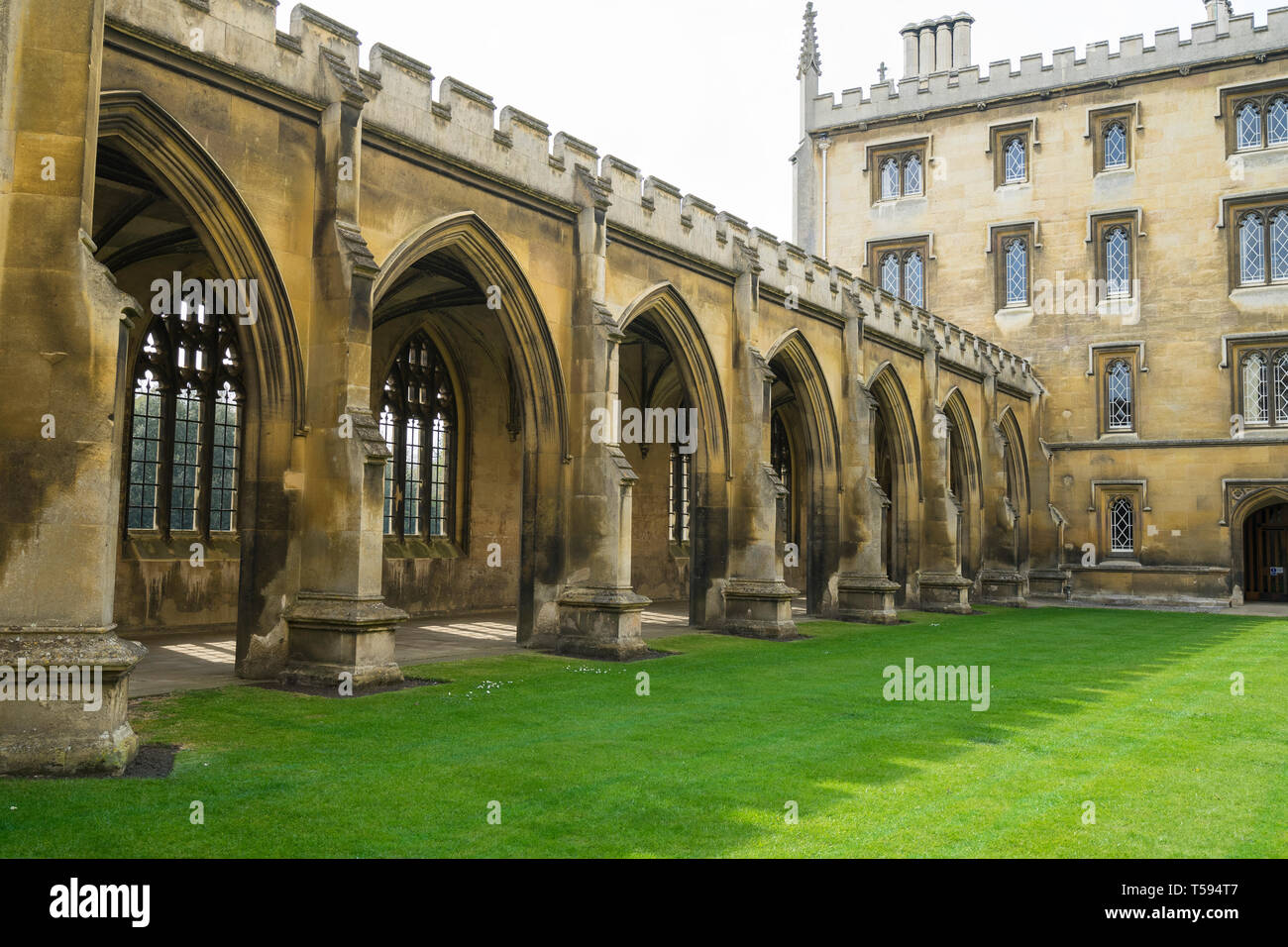 New Court Cloister St Johns College Cambridge 2019 Stock Photo - Alamy