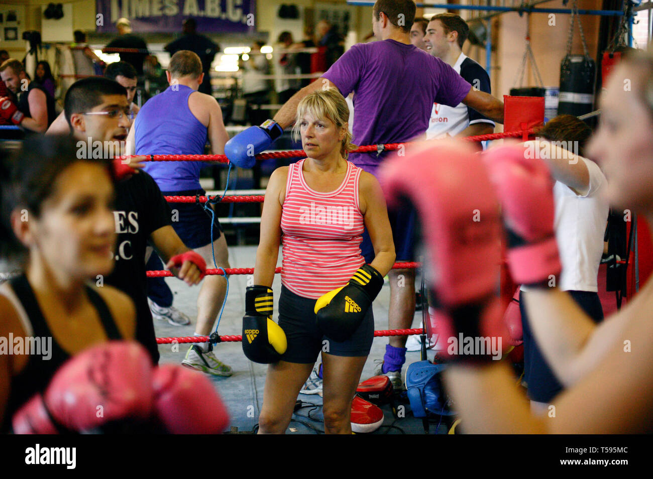 Times ABC Boxing Club. Islington, London. 27/08/2009 Stock Photo - Alamy