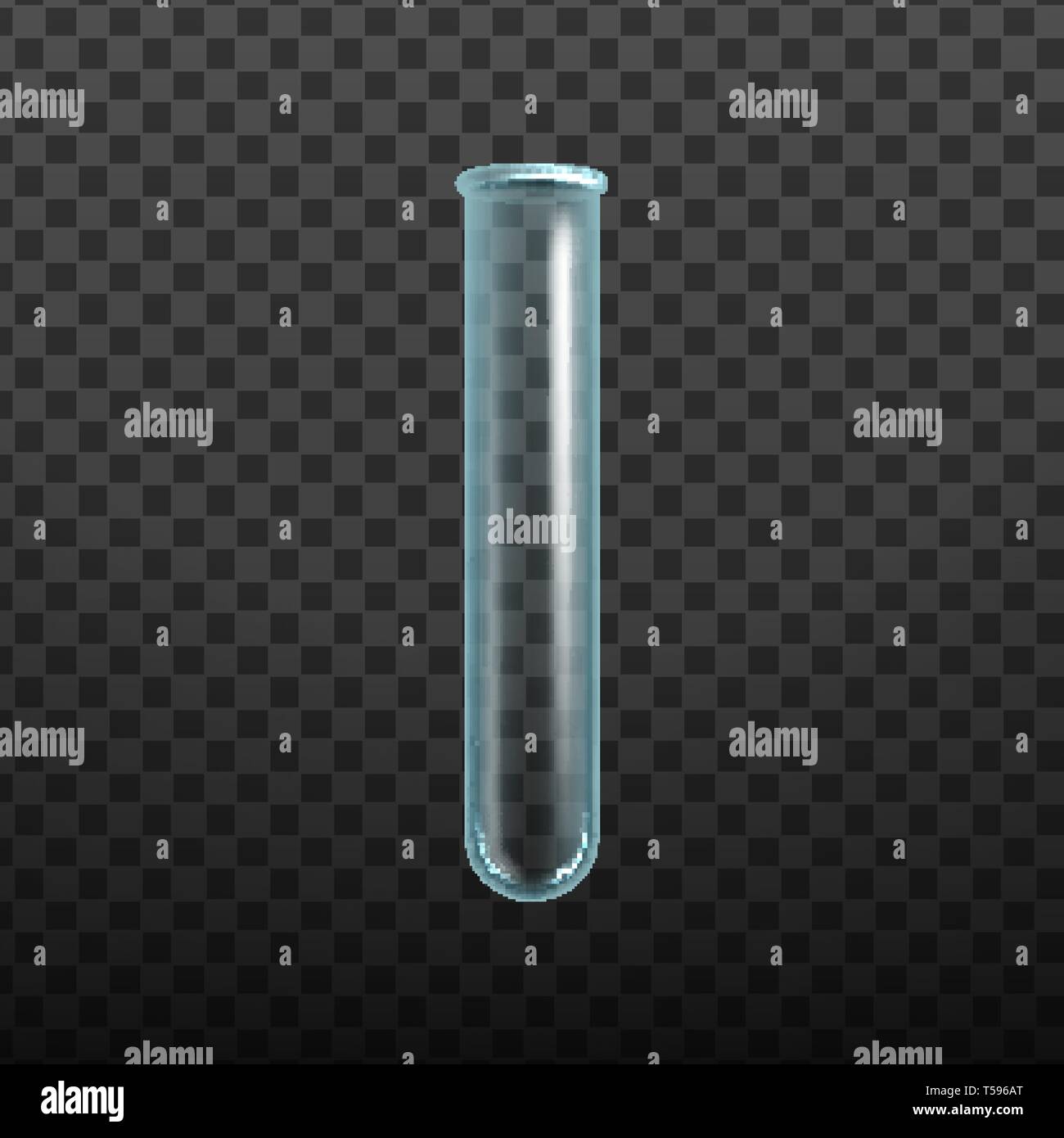 Realistic Empty Chemical Laboratory Flask Vector Stock Vector Image ...