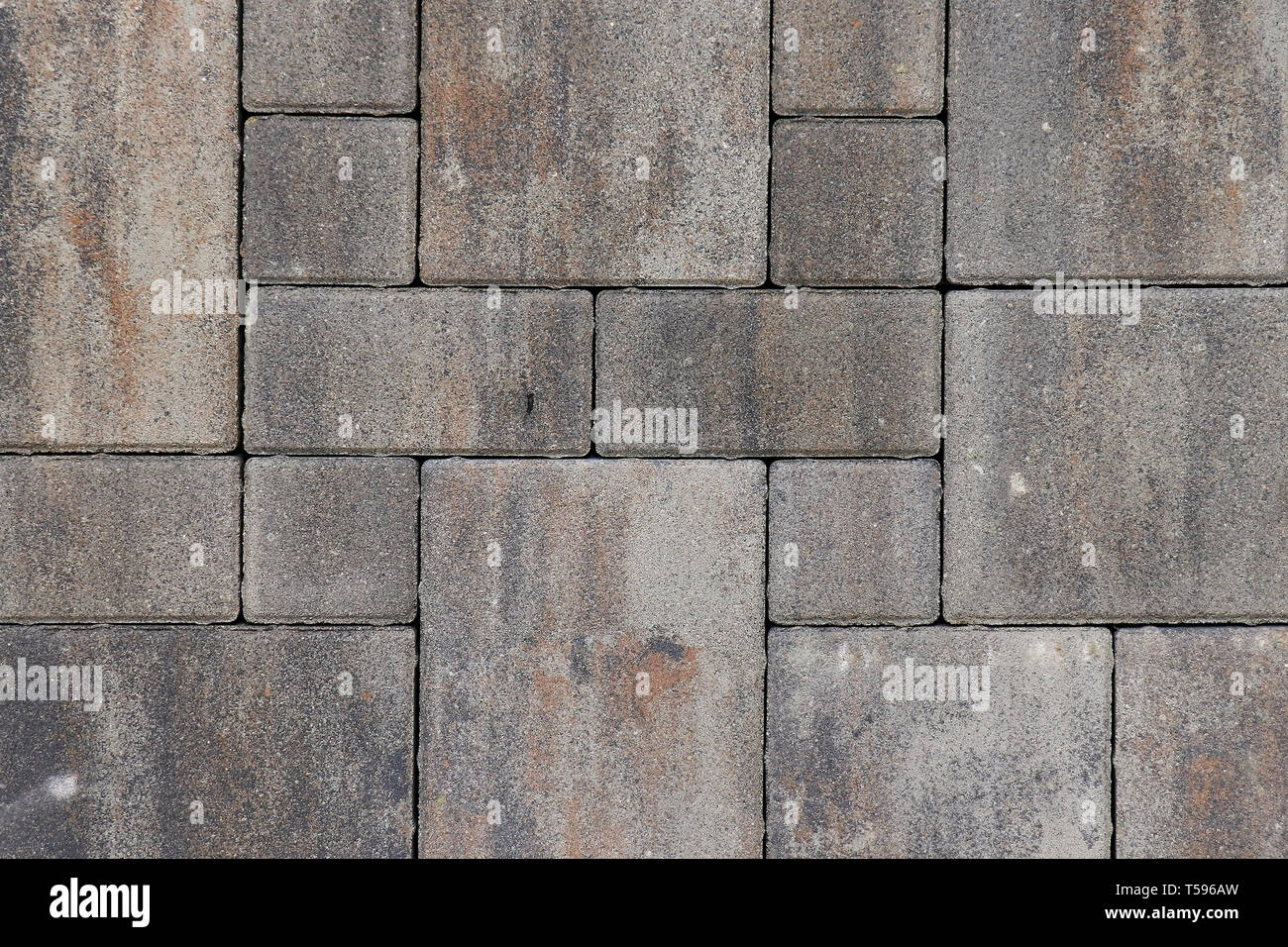 Grey stone rectangle shapes material pattern background Stock Photo - Alamy