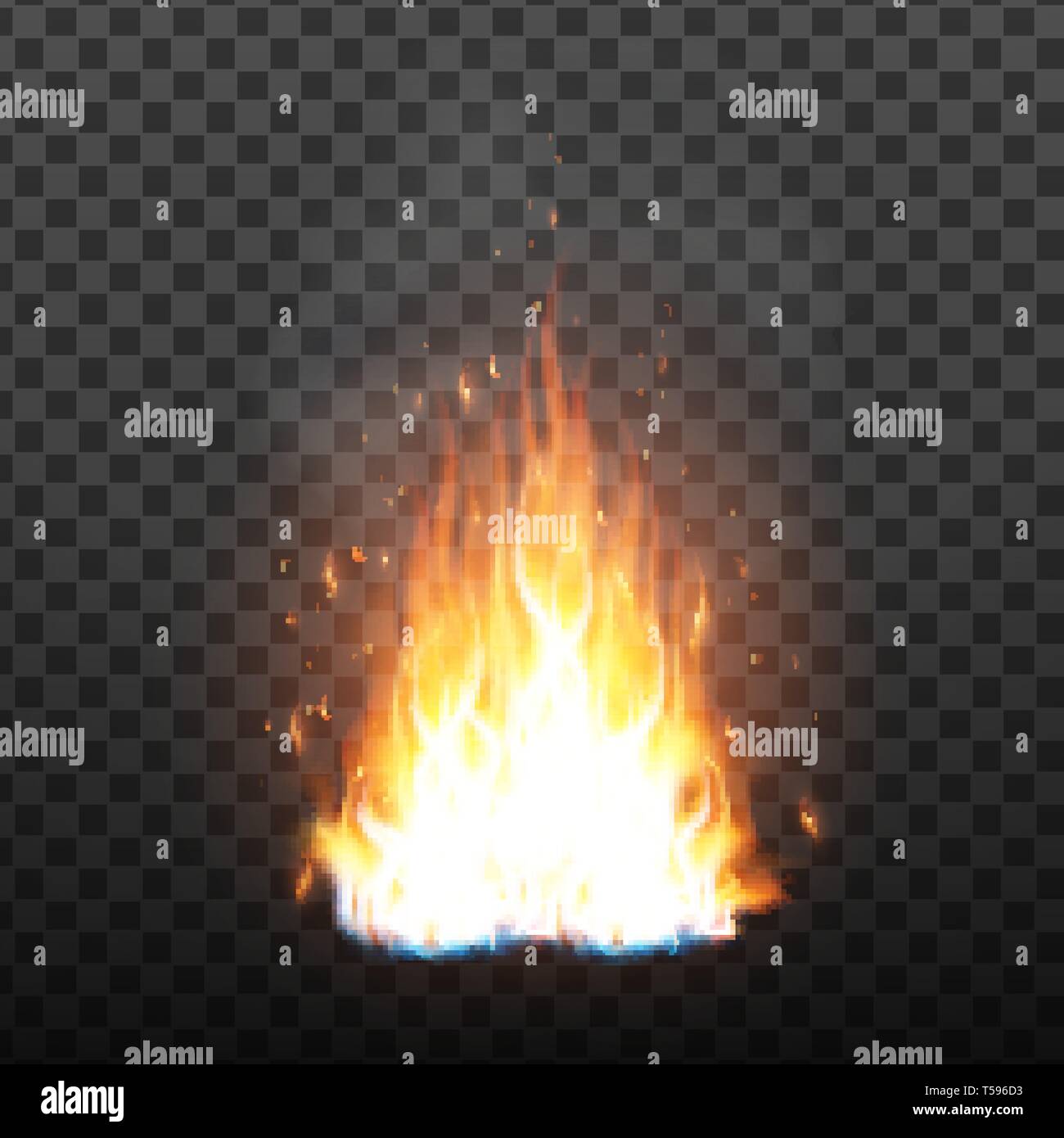 Isolated abstract realistic fire flame image hi-res stock photography ...